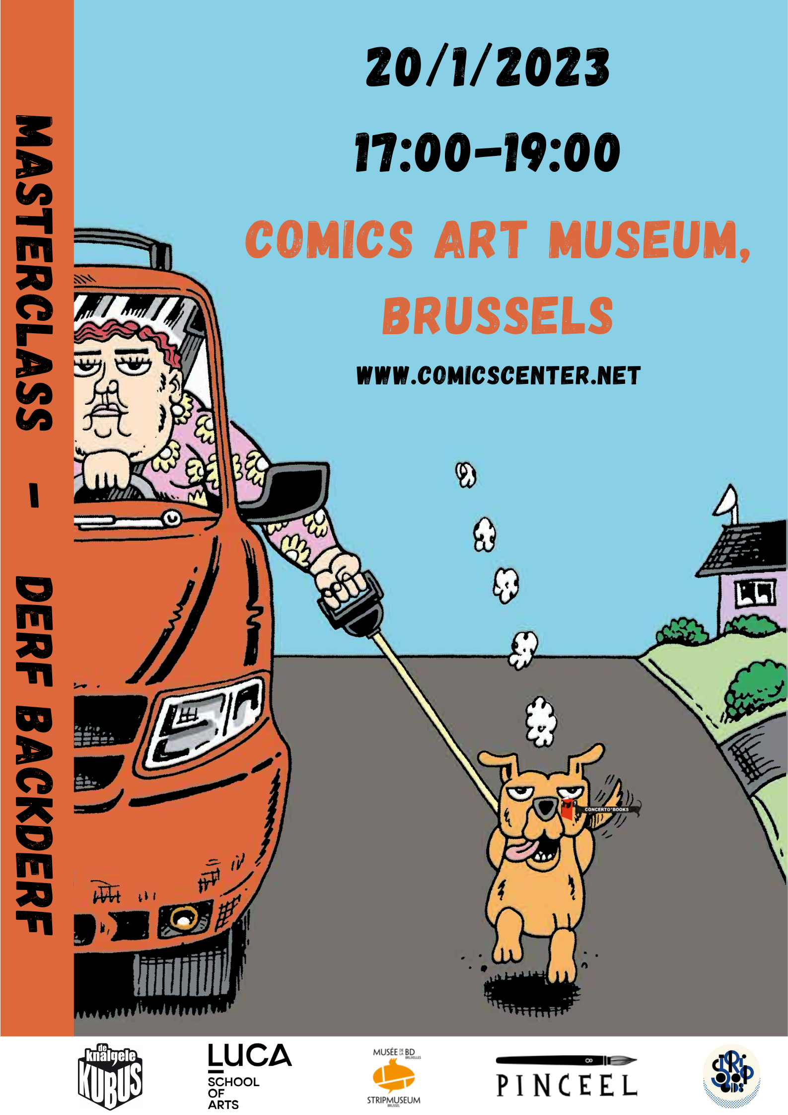 Nieuwsflits, Masterclass Derf Backderf — Stripmuseum - Brussel